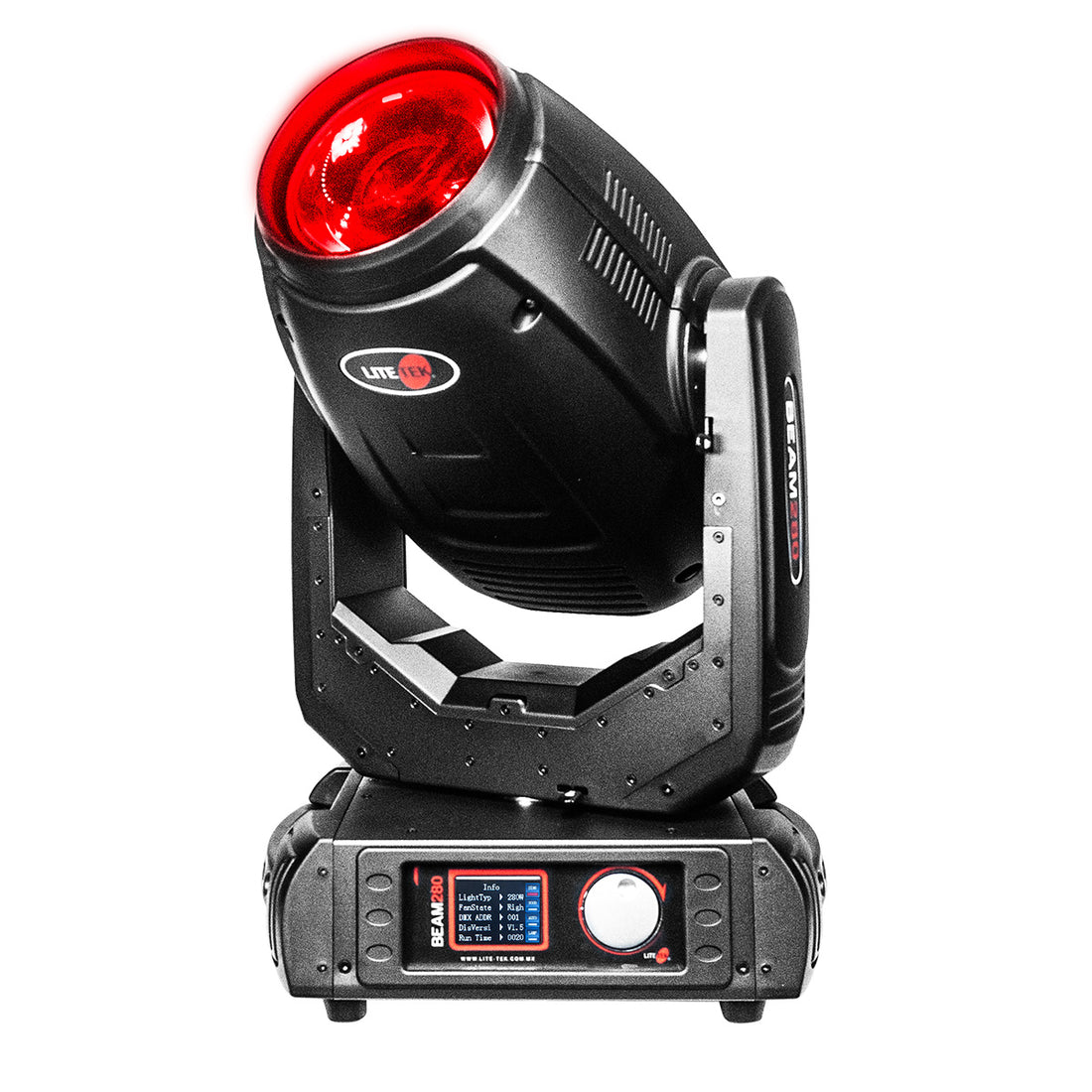 Lite Tek BEAM 280 Moving Beam Light - 2 in a Flight Case