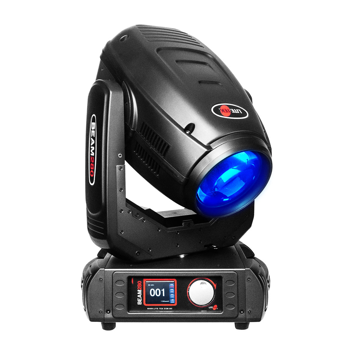 Lite Tek BEAM 280 Moving Beam Light - 2 in a Flight Case