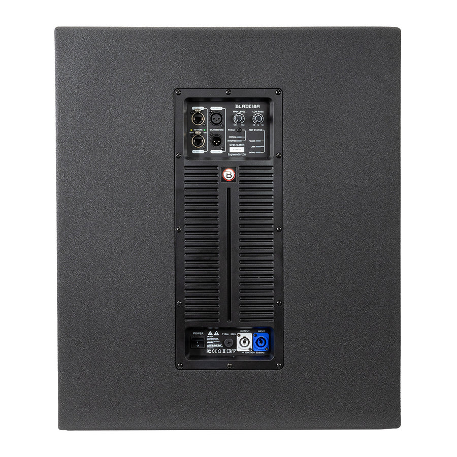Blastking BLADE18A 18” Active Subwoofer 2000 Watts Class-D and RS485 N