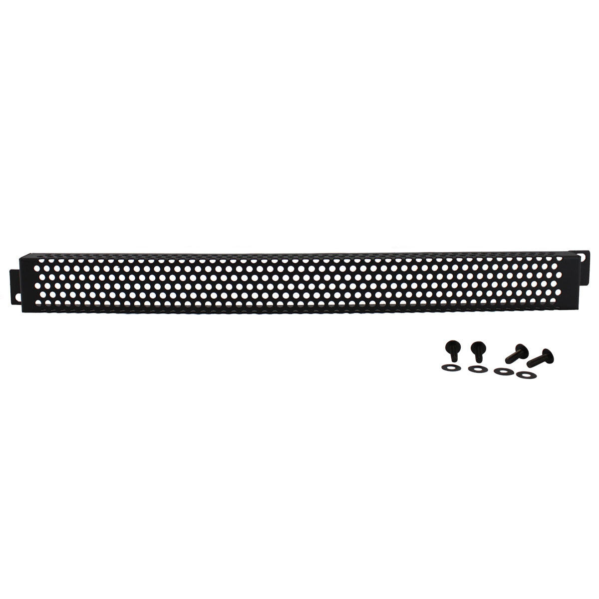 1U Rack Metal Security Vented Panel for 19in Server Racks and Cabinets